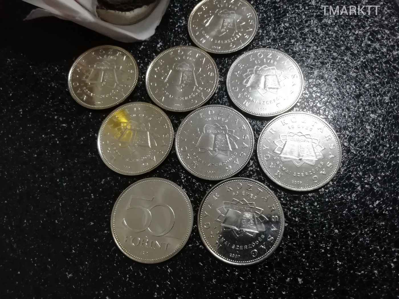 2007 Római szerződés 50,-Ft emlékérme MNB rolniból (meghosszabbítva ...