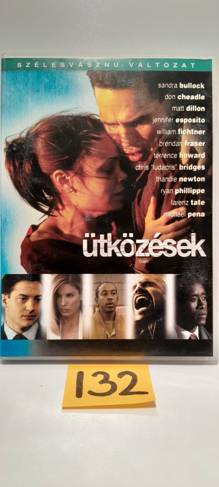 Jó állapot DVD 132 Ütközések - Matt Dillon, Sandra Bullock, Don Cheadle ...