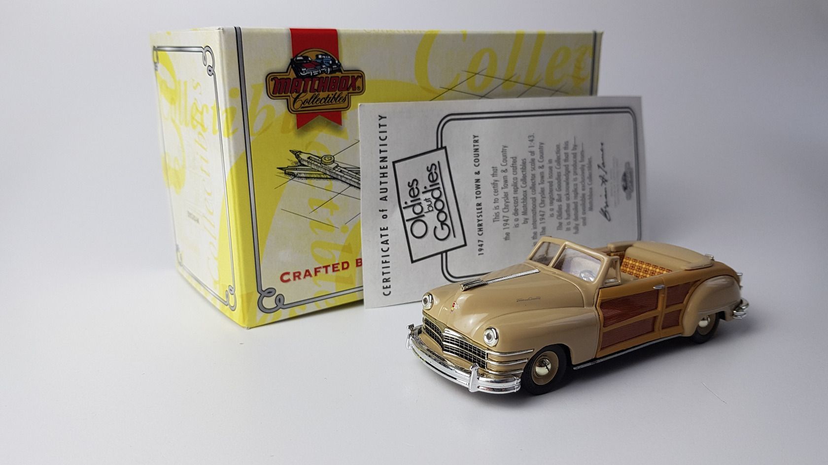 Matchbox MOY DYG10-M 1947 Chrysler Town&Country [1:43 méret]