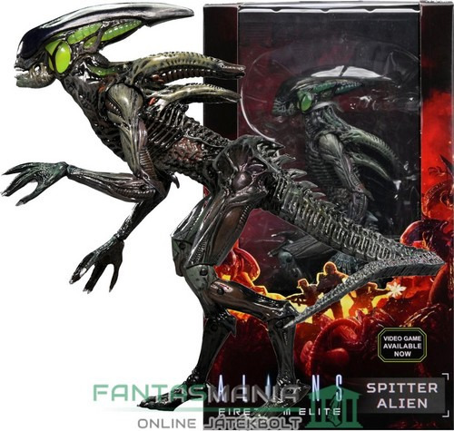 18-23cm-es Alien figura - NECA Aliens Fireteam Elite Series 2 - Spitter ...
