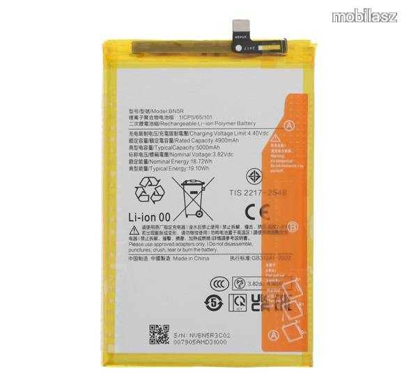 Xiaomi Redmi A3, Akkumulátor, 5000mAh Li-Ion, BN5R, Belső akku ...