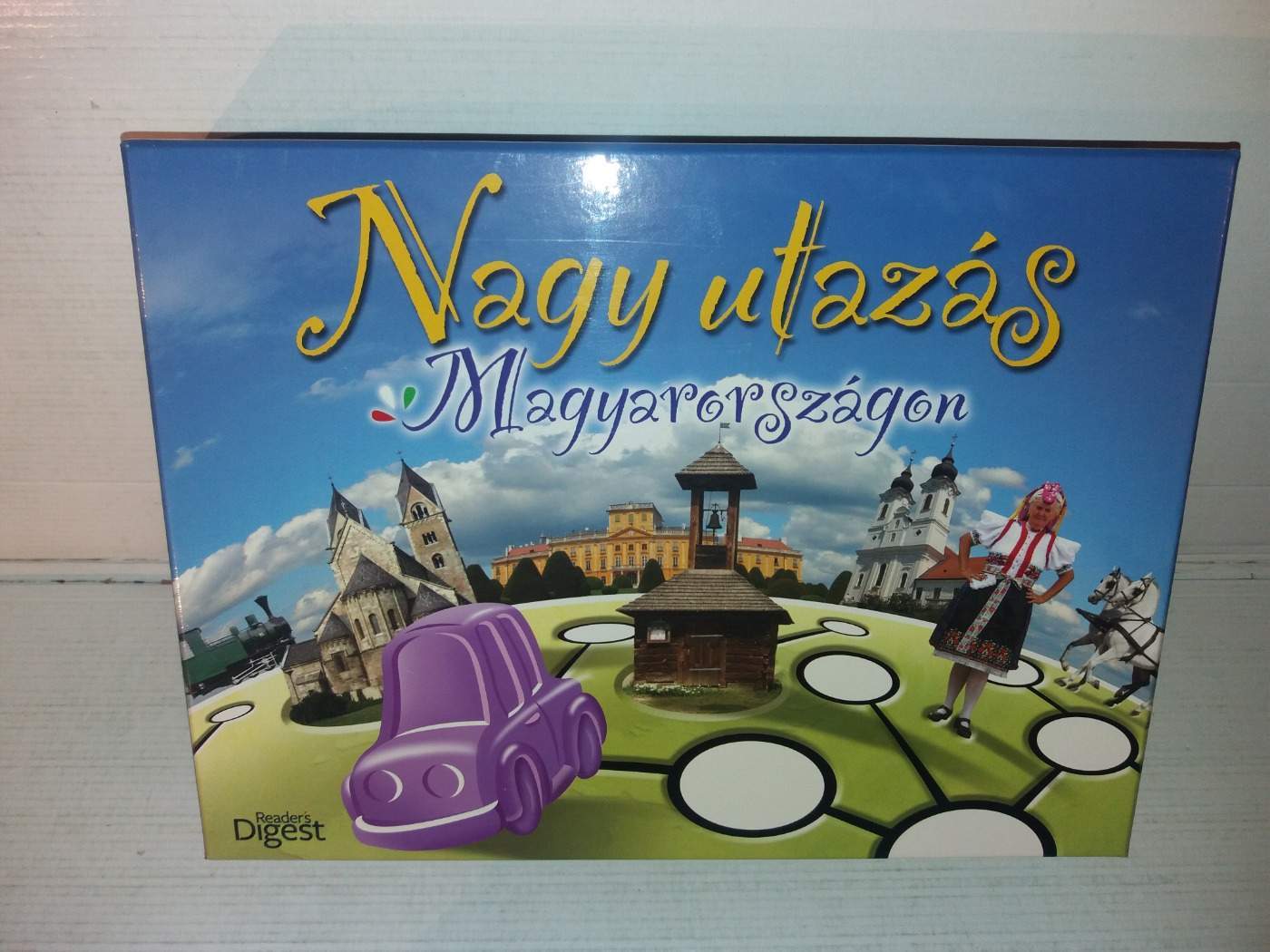 Nagy utazás Magyarországon társasjáték Országismereti és műveltségi ...