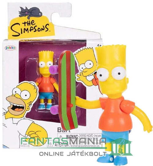 6cm-es The Simpsons / Simson Család figura - Bart Simpson figura ...