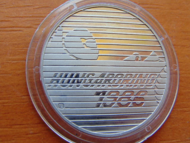 Hungaroring 1986 - Forma 1 Első Magyarországi Grand Prix PP érem ...