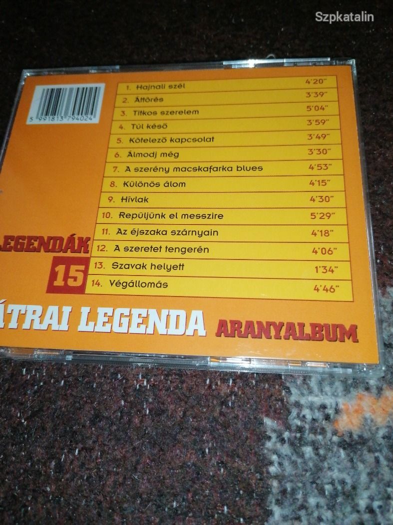 CD - Tátrai legenda: Aranyalbum (Tátrai Band, Tátrai Tibor, Pálvölgyi Géza)