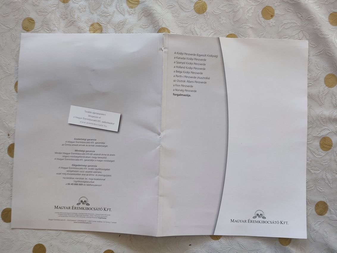 Vörösmarty Mihály:Szózat színezüst emlékérem tanúsítvánnyal