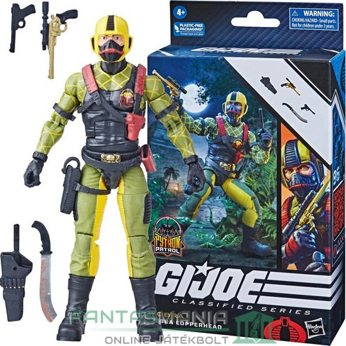 - 16 cm-es G.I. Joe / GI Joe Classified figura - Cobra Copperhead ...