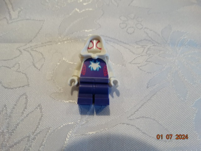 Lego emberke figura: Pókember történet figura-4: Ghost Spider-fehér ...