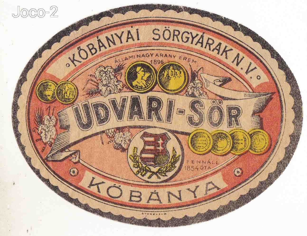 Háború utáni sörös címke. Kőbányai Sörgyárak Nemzeti Vállalat.1948 ...