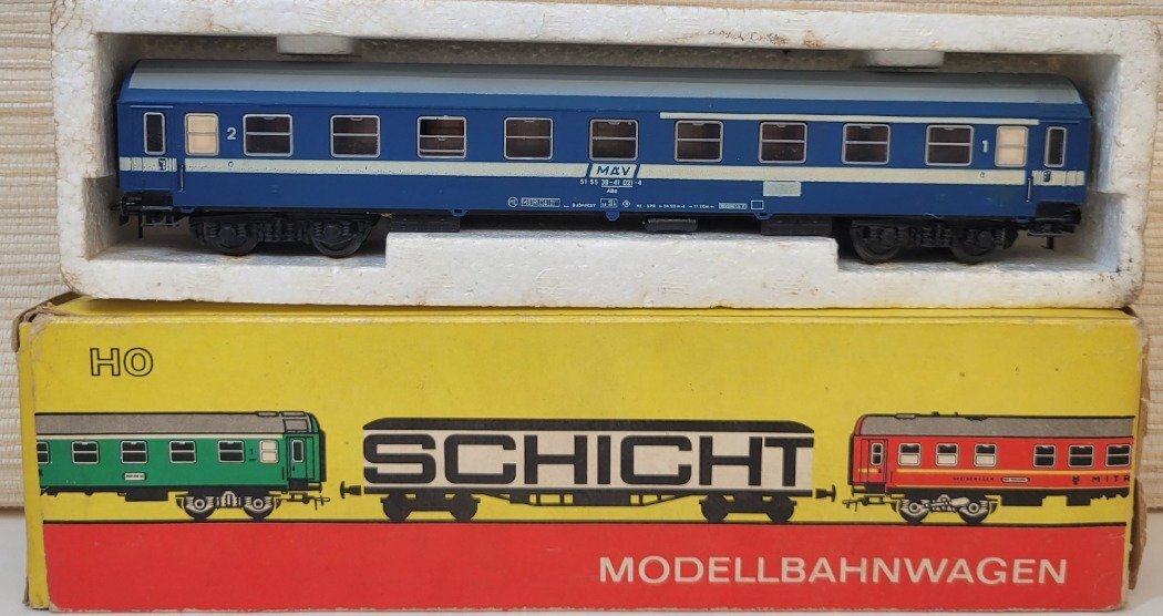 SCHICHT H0 Vasúti Vagon - MÁV Személyszállító Kocsi, Vagon EREDETI ...