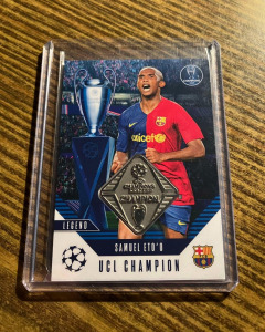 Topps Match Attax 2024/25 - Samuel Etoo - Barcelona - Ucl Champion ...