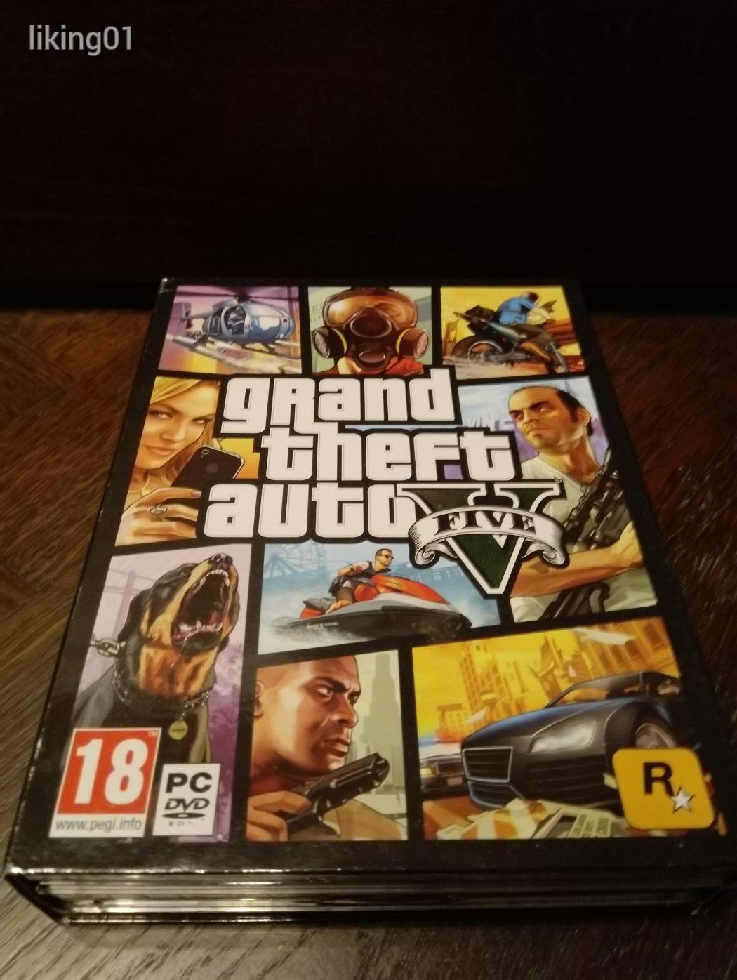 Grand Theft Auto (GTA) V komplett, gyűjtői PC DVD (meghosszabbítva ...
