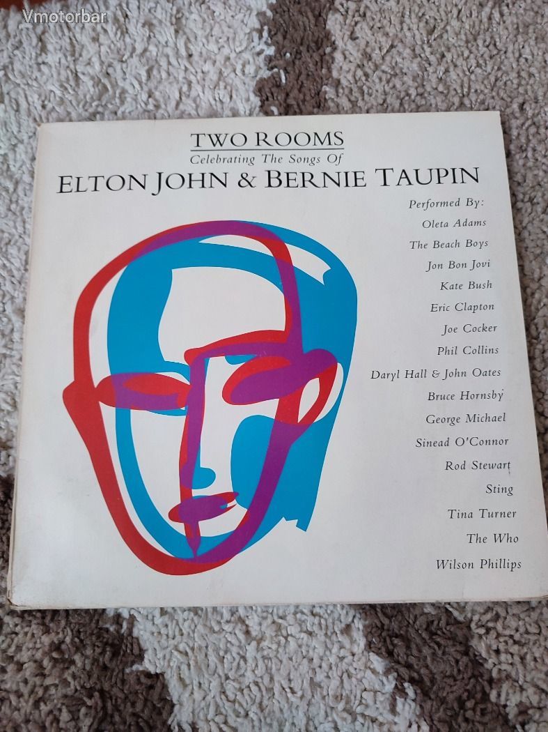 Two Rooms Elton John& B.Taupin dupla nagylemez 1992 LP, MMC magyar K ...