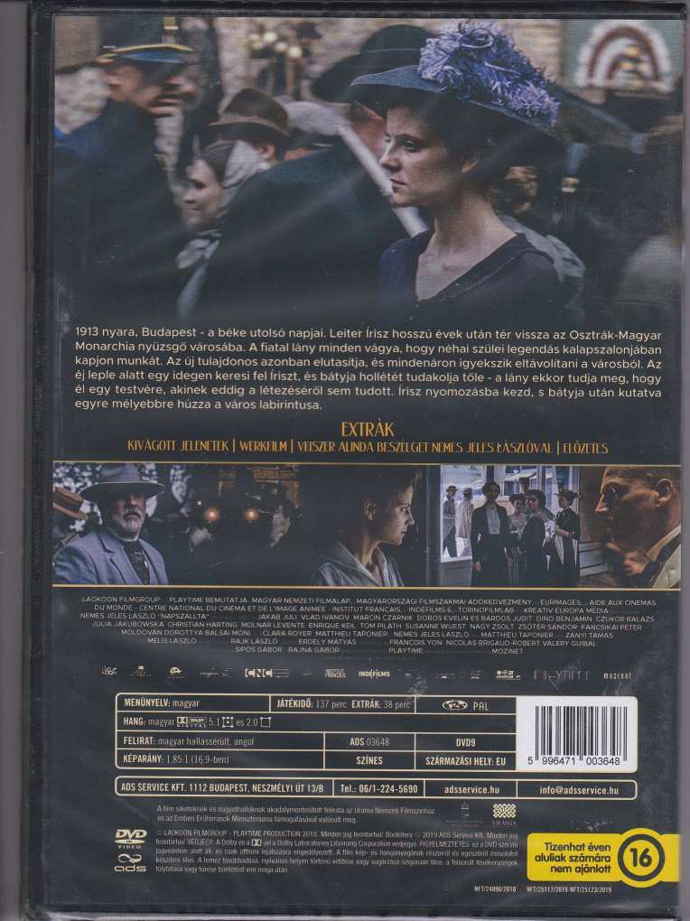 Napszállta dvd (Nemes Jeles László filmje fsz: Jakab Juli) új ...