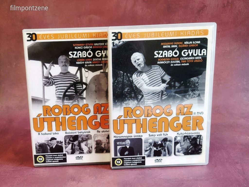 Robog az úthenger - teljes sorozat 1-6. (1977) 2DVD fsz: Szabó Gyula