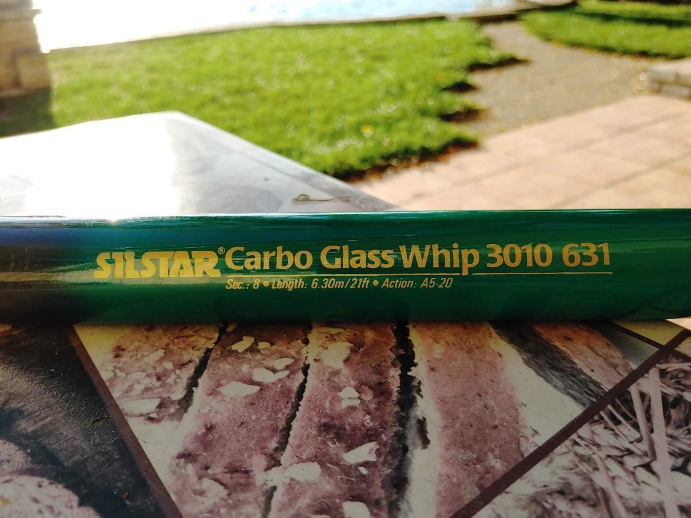 SILSTAR CARBO GLASS WHIP 6030 631 630 cm horgász pecabot kb.20 éves ...