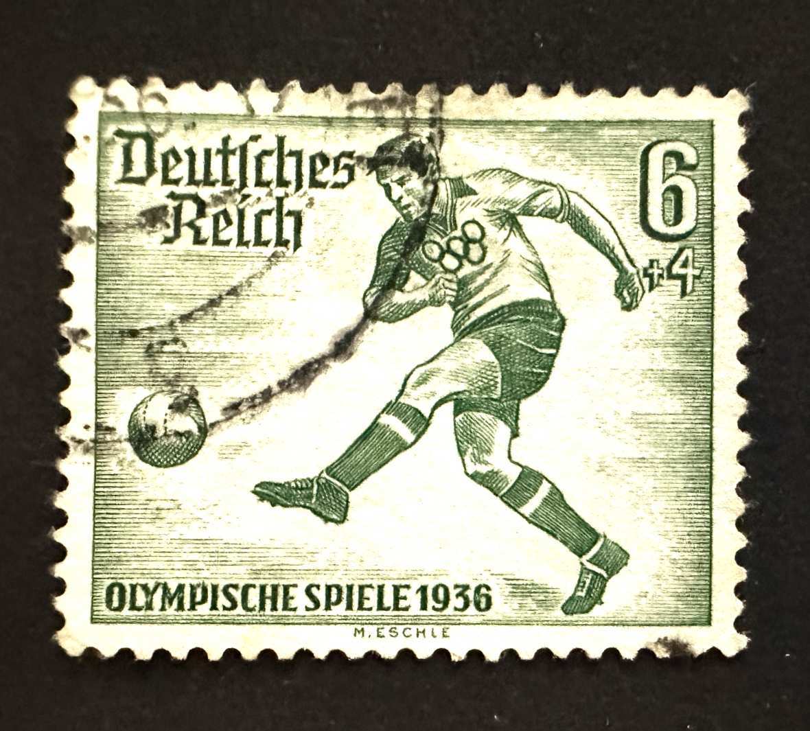 1936 DEUTSCHE REICH SORBÓL MI 611 NÉMET DARAB BÉLYEG MI: 0,6EURO