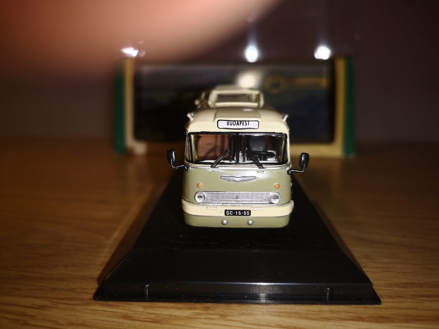 Gyönyörű Ikarus 66 (1955) farmotoros autóbusz makett modell eredeti ...