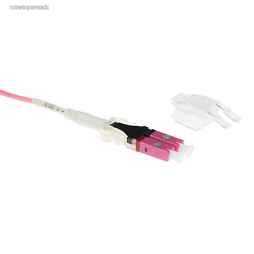 ACT Multimode 50/125 OM4 Polarity Twist fiber cable with LC connectors ...
