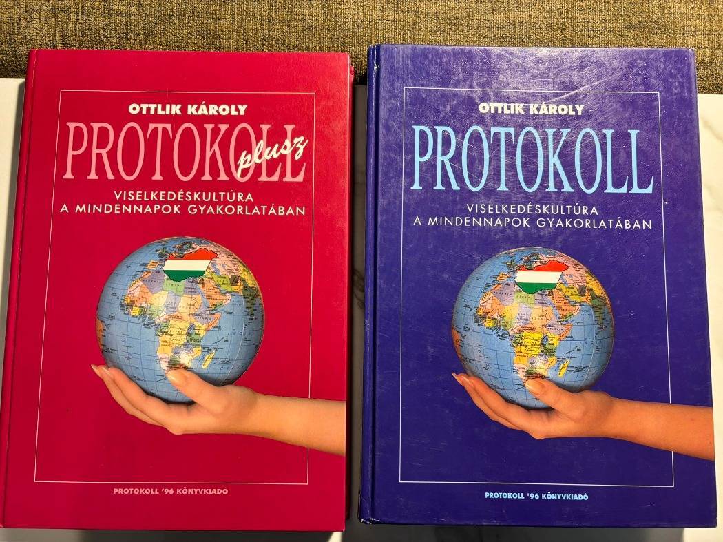 OTTLIK KÁROLY PROTOKOLL ÉS PROTOKOLL PLUSZ KÉT DB KÖNYV EGYBEN FJF
