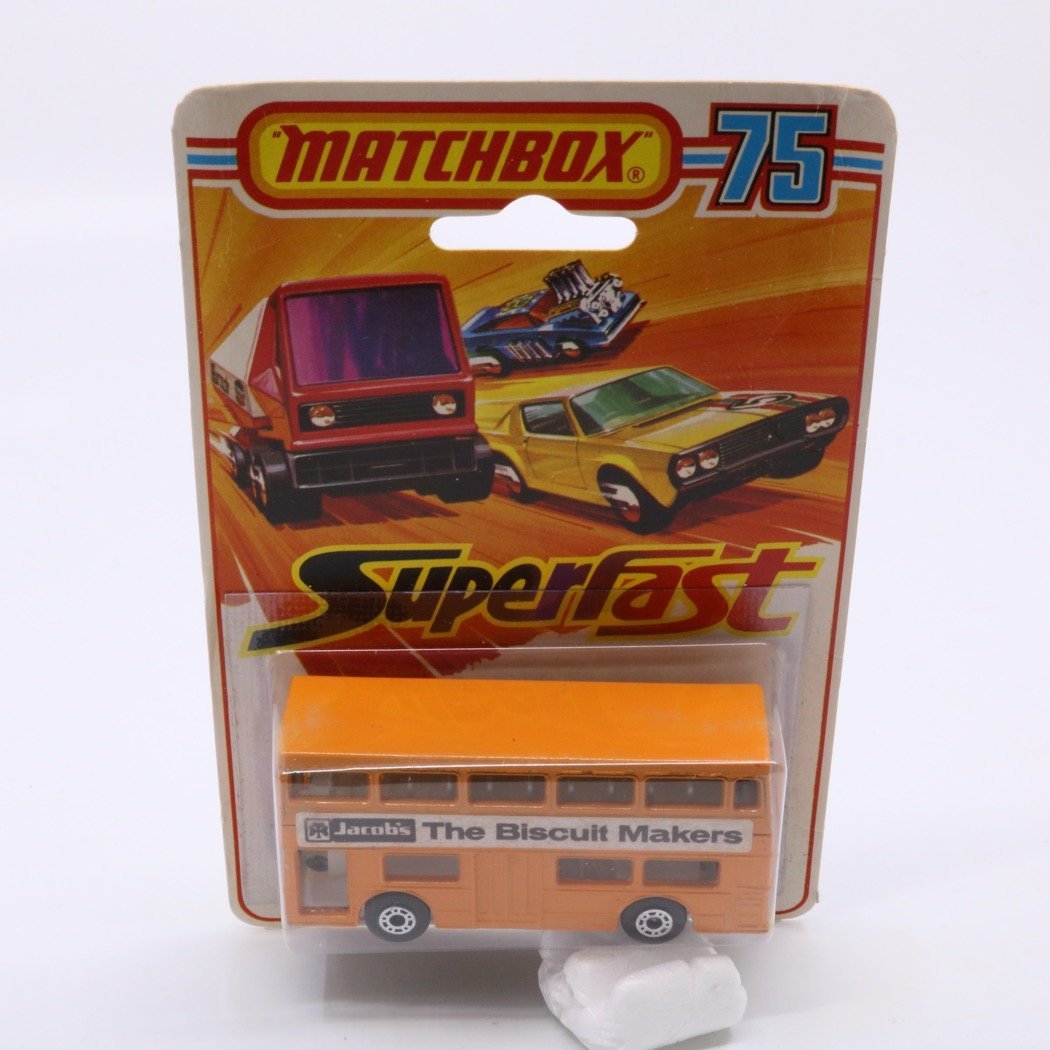 Matchbox Superfast #17 The Londoner - Jacobs The Biscuit Makers - NARANCS!!