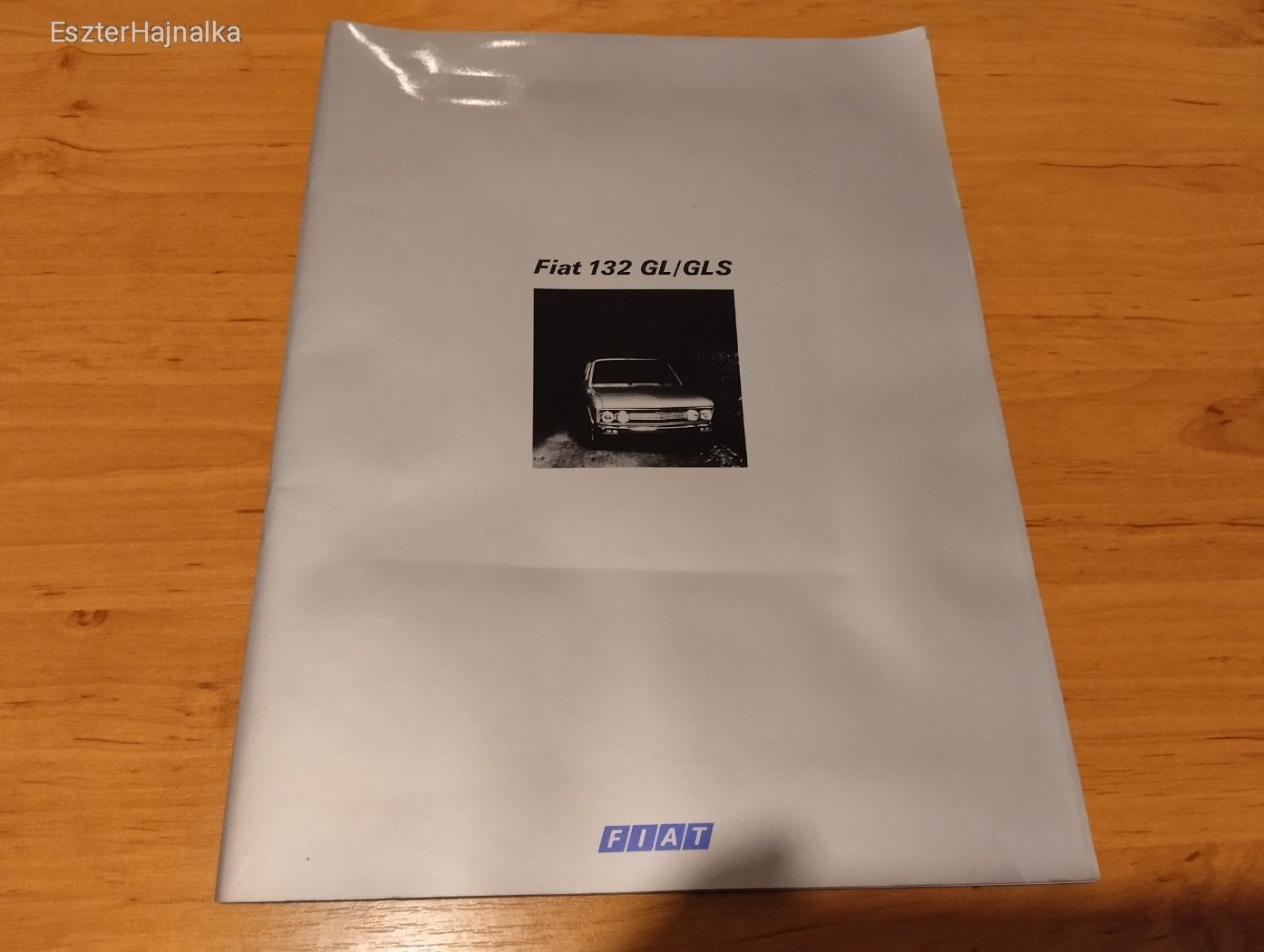 régi retró 1960-as 70-es évekbeli FIAT 132 GL/GLS prospektus,hibátlan.