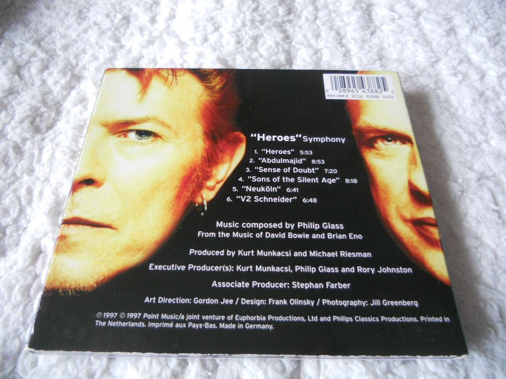PHILIP GLASS : Heroes symphony - From the music of David Bowie & Brian ...