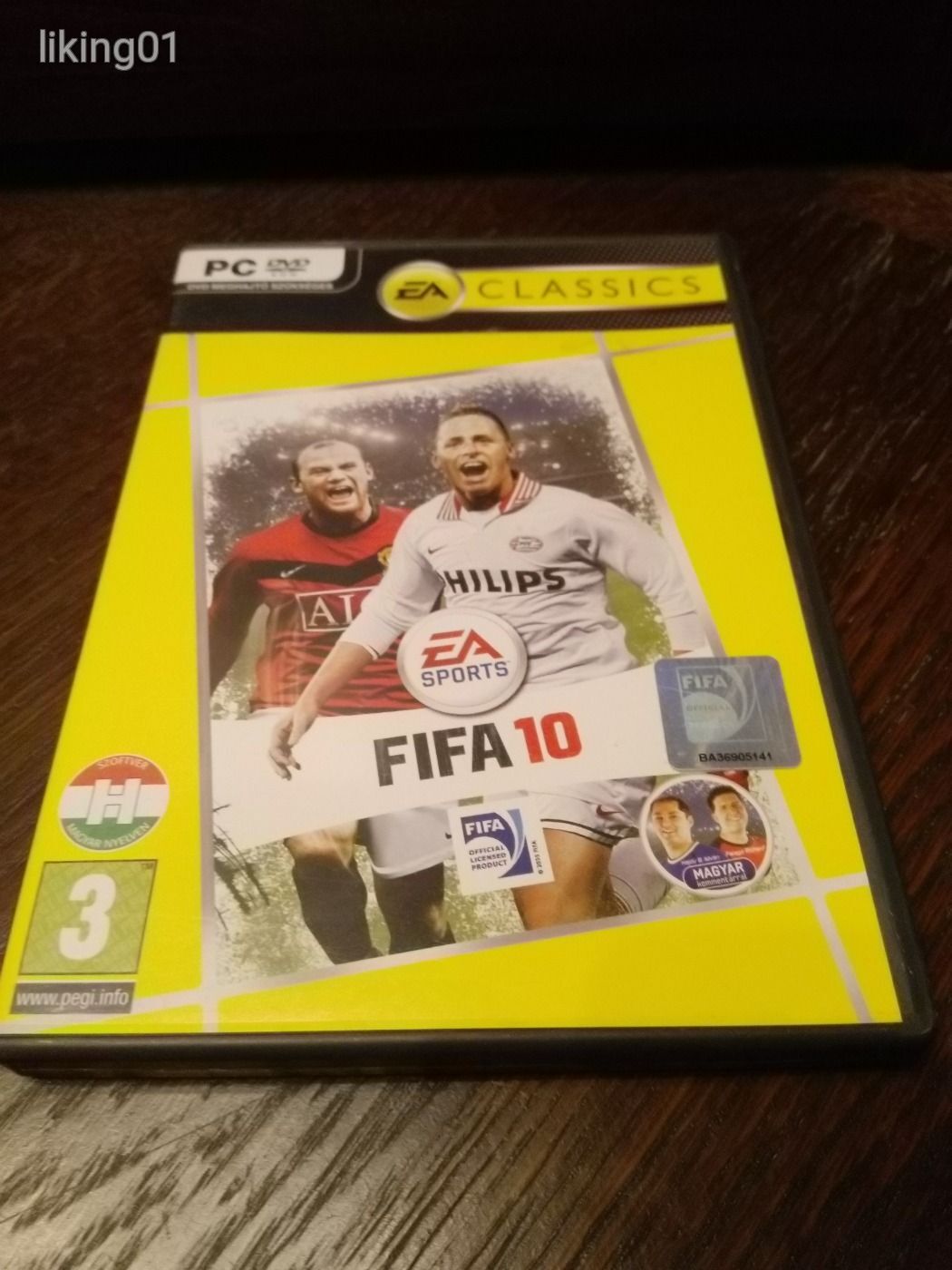 FIFA 10 PC DVD Magyar nyelvű! Kommentar: Hajdú B. István és Faragó Richard!