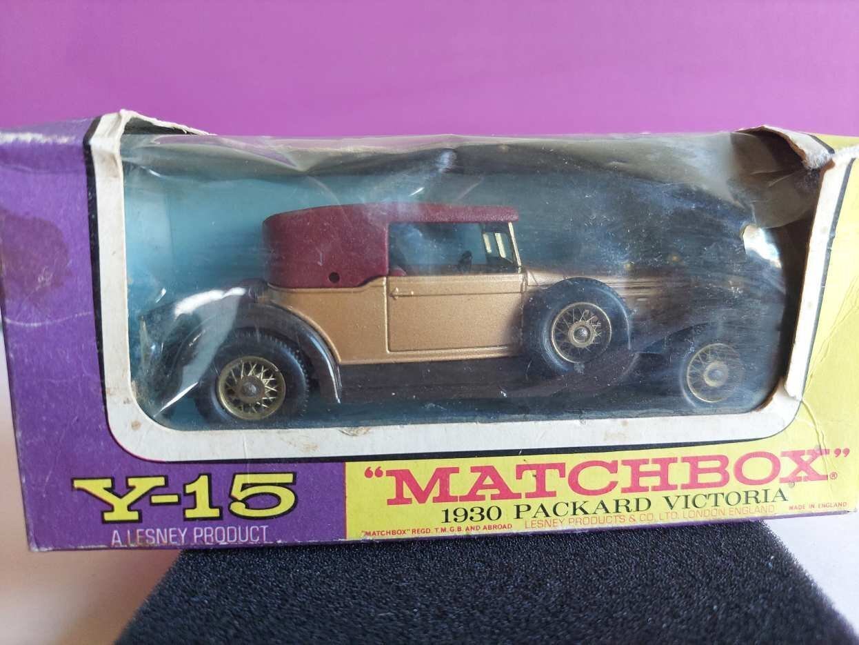 MATCHBOX 1:43 Yesteryear Y-15 1969 PACKARD VICTORIA 1930 ENGLAND ...