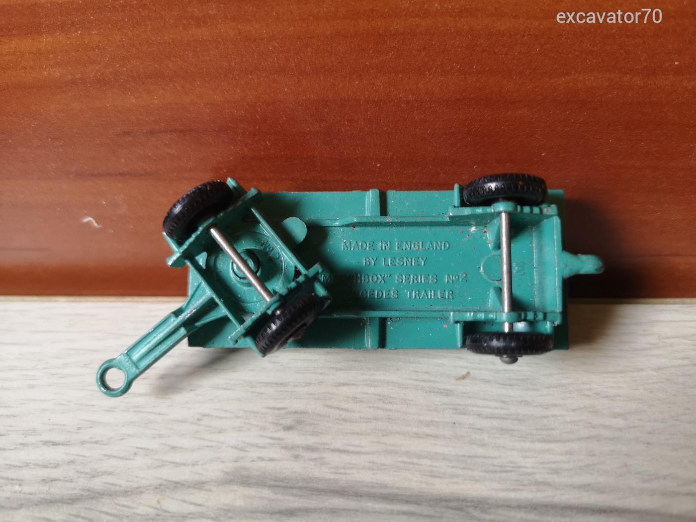 Matchbox Series No.2 Mercedes Trailer - Made in England (1969 ...
