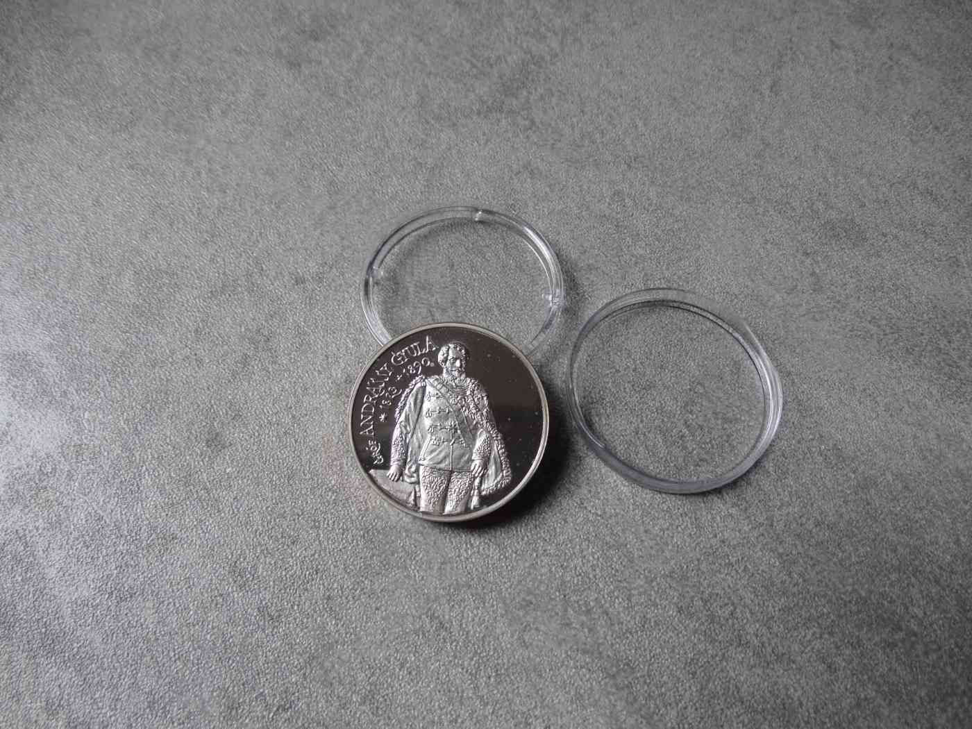 GRÓF ANDRÁSSY GYULA - TISZADOB - 30 MM 31,1 GR. 0.925 JELZETT PIEFORT ...