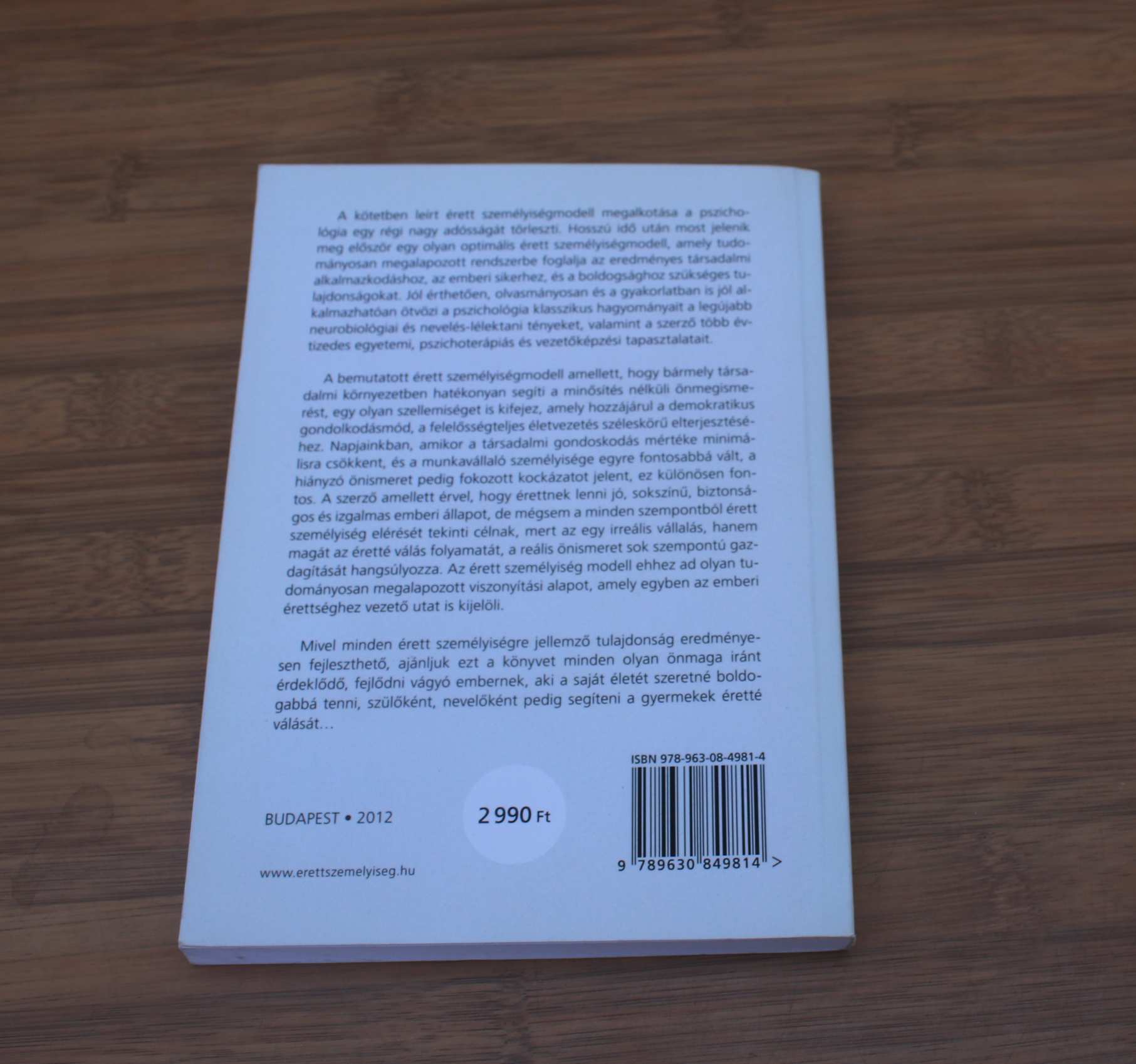 Dr. BERENTÉS ÉVA Az érett személyiség - Az emberi siker, a hatékonyság ...
