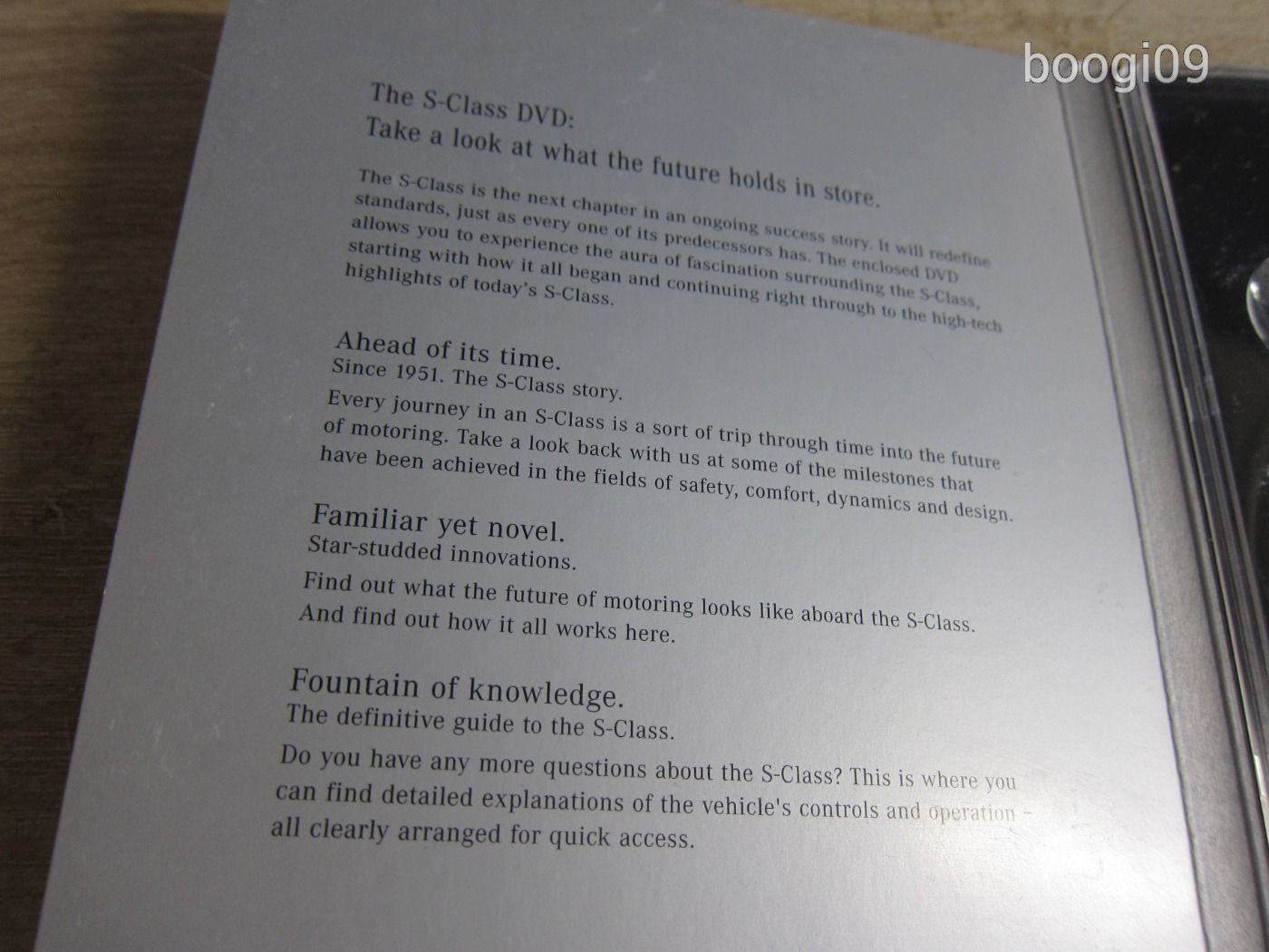 Mercedes - Benz // The S-Class DVD 2005 // Be ahead. The New S-Class.