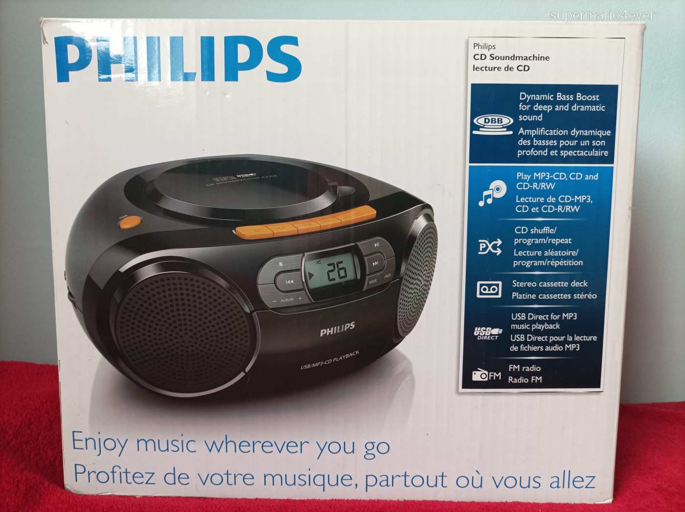 Philips AZ328 CD-s rádiómagnó (hibás) - Vatera.hu