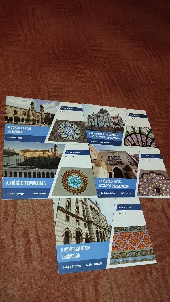 ZSIDÓ TEMPLOMOK 5 KÖTET DOHÁNY UTCAI,HŐSÖK TEMPLOMA,SZABADKAIAK ...