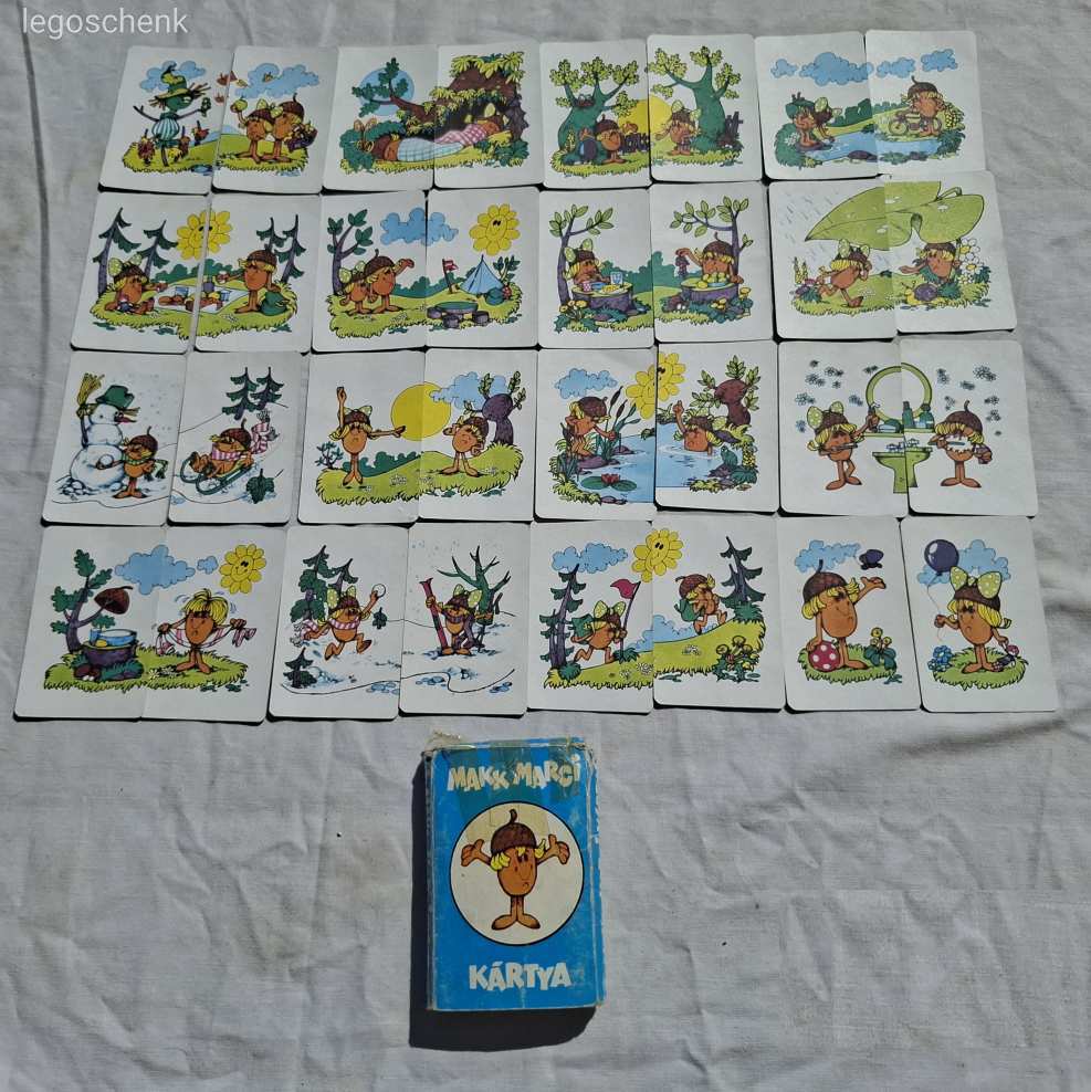 Makk Marci kártyajáték Gyerekkártya kártya komplett - Doboz - retro