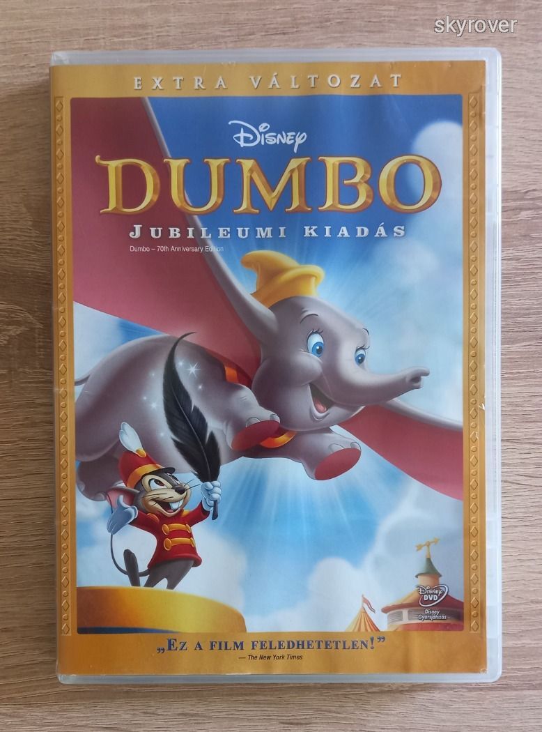 Dumbo, Disney DVD - Extra változat, Jubileumi kiadás - Vatera.hu