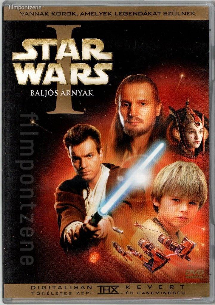 Star Wars I. - Baljós árnyak (1999) 2DVD duplalemezes feliratos ...