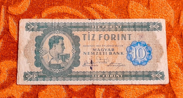 1946 -os Kossuth Címeres 10 Forint vízjeles bankó!! ( Az első 10 ...
