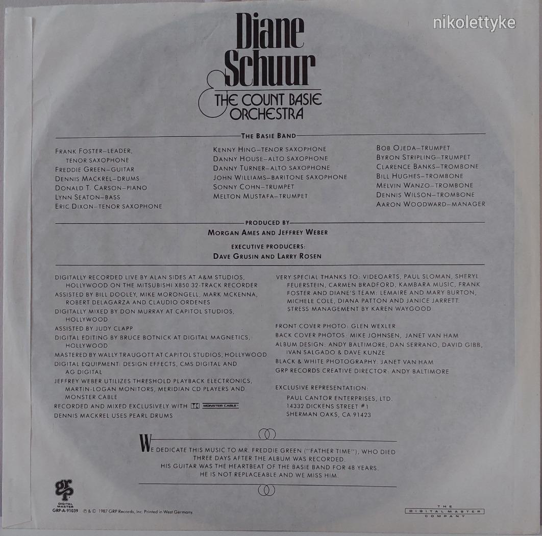 JAZZ Diane Schuur & The Count Basie Orchestra - Diane Schuur & Count ...