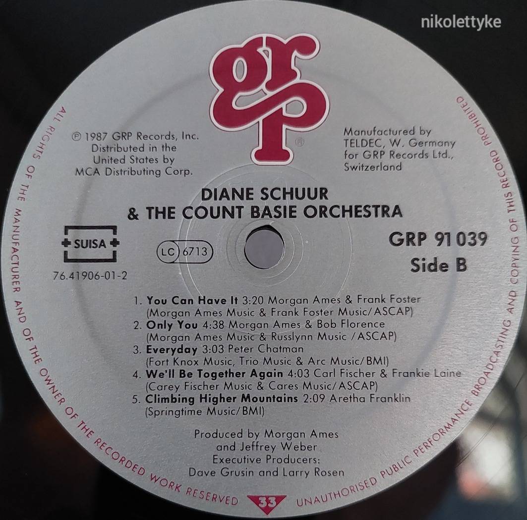 JAZZ Diane Schuur & The Count Basie Orchestra - Diane Schuur & Count ...