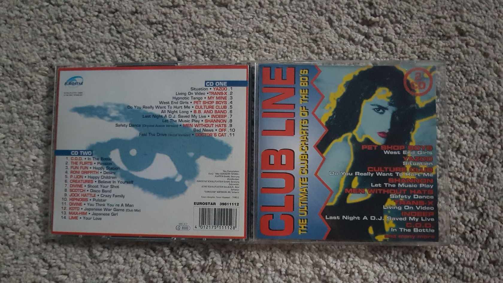CLUB LINE (THE ULTIMATE CLUB-CHARTS OF THE 80S) 2CD - Vatera.hu