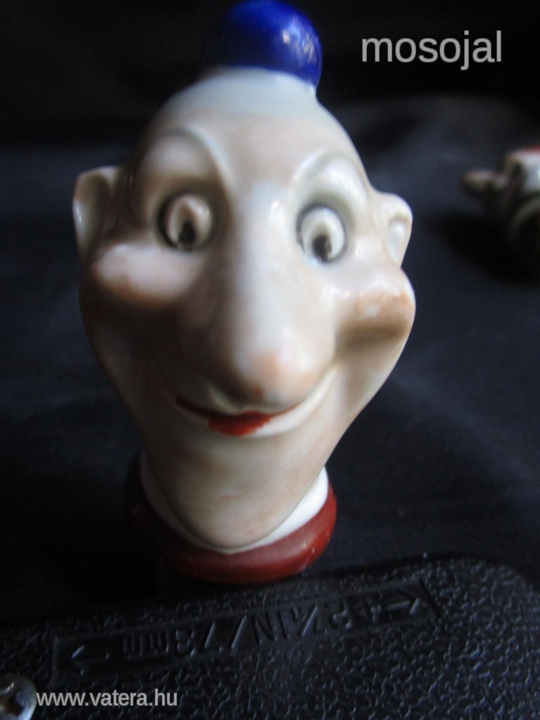 GROTESZK HUMOROS VICCES VICC POLITIKUS FIGURÁLIS PORCELÁN FEJ , PALACK ...