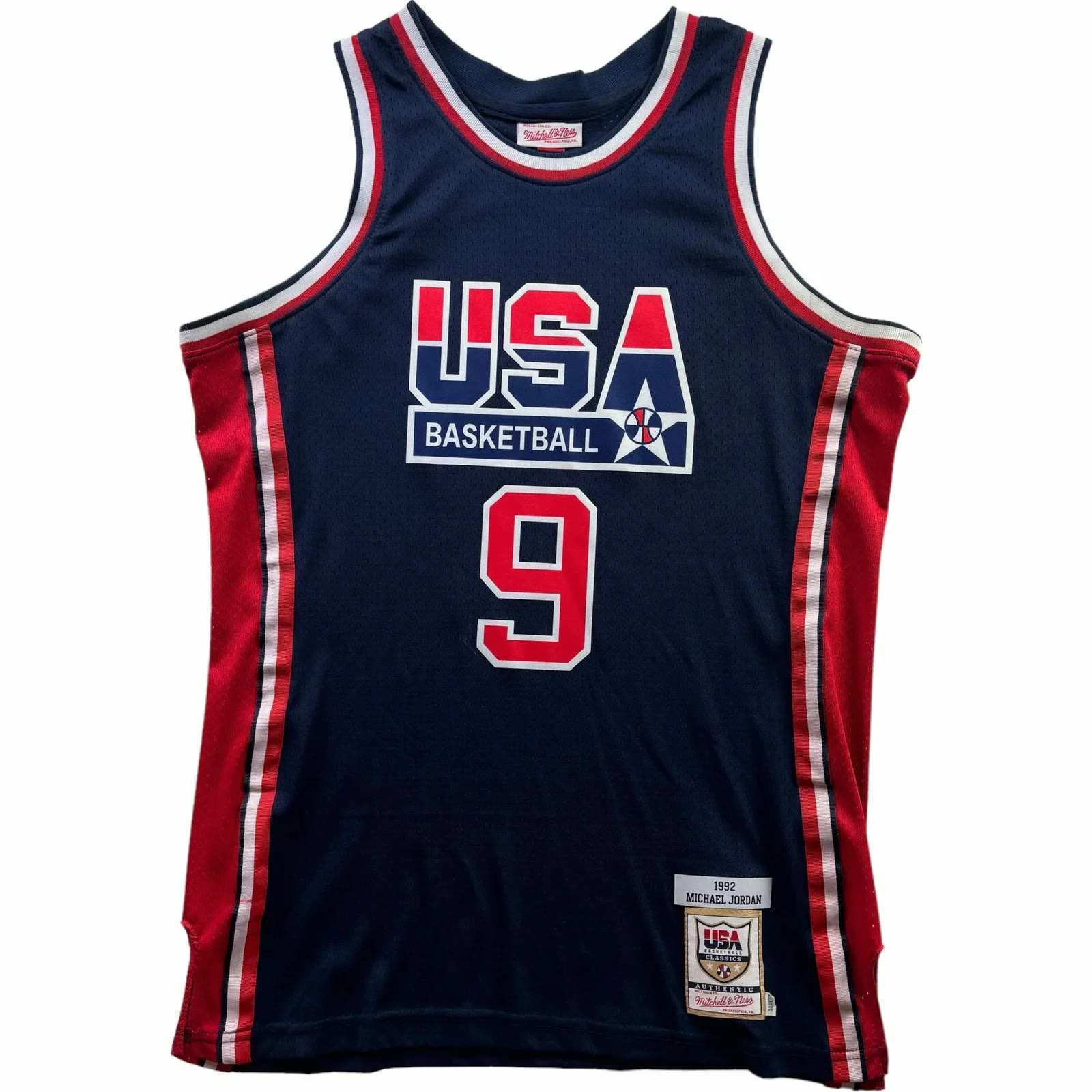 Team USA 1992 Michael Jordan Mitchell and Ness Authentic NBA mez 44-es