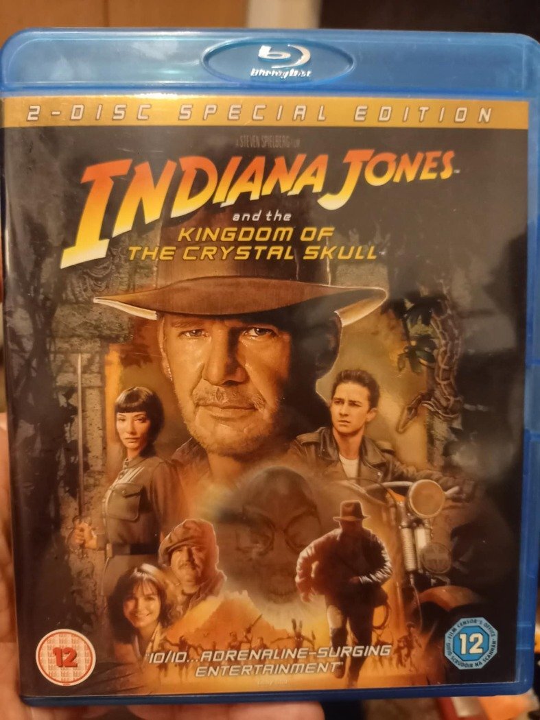 Indiana Jones és a kristálykoponya királysága 2 lemezes bluray film ...