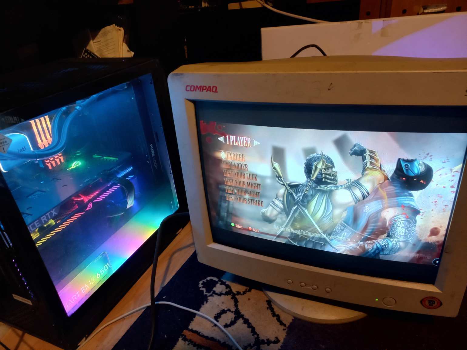 Compaq S720 CRT 17 Színes Monitor 1280X1024 85Hz Retro Gaming-re 1Ft-ról!