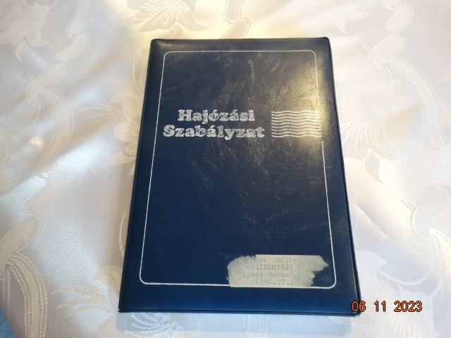 Kádár-kor MAHART retro hajózási szakirodalom: Hajózási szabályzat+ábra ...