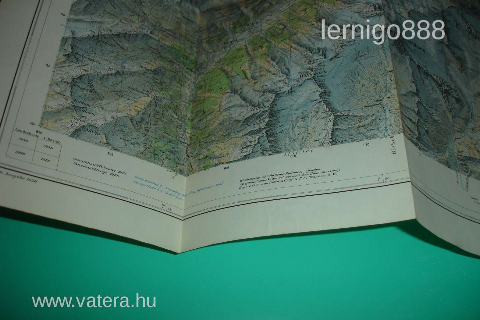 LANDESKARTE DER SCHWEIZ MAPS SVÁJC TÉRKÉP 1966 (meghosszabbítva ...