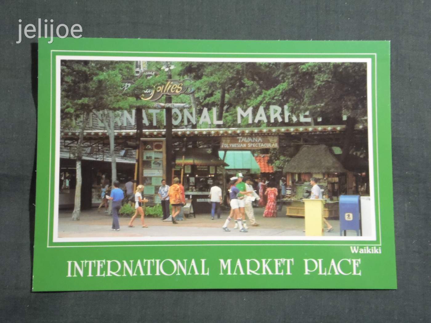 Képeslap,USA,Honolulu Hawaii,Waikiki beach,International Market Place ...