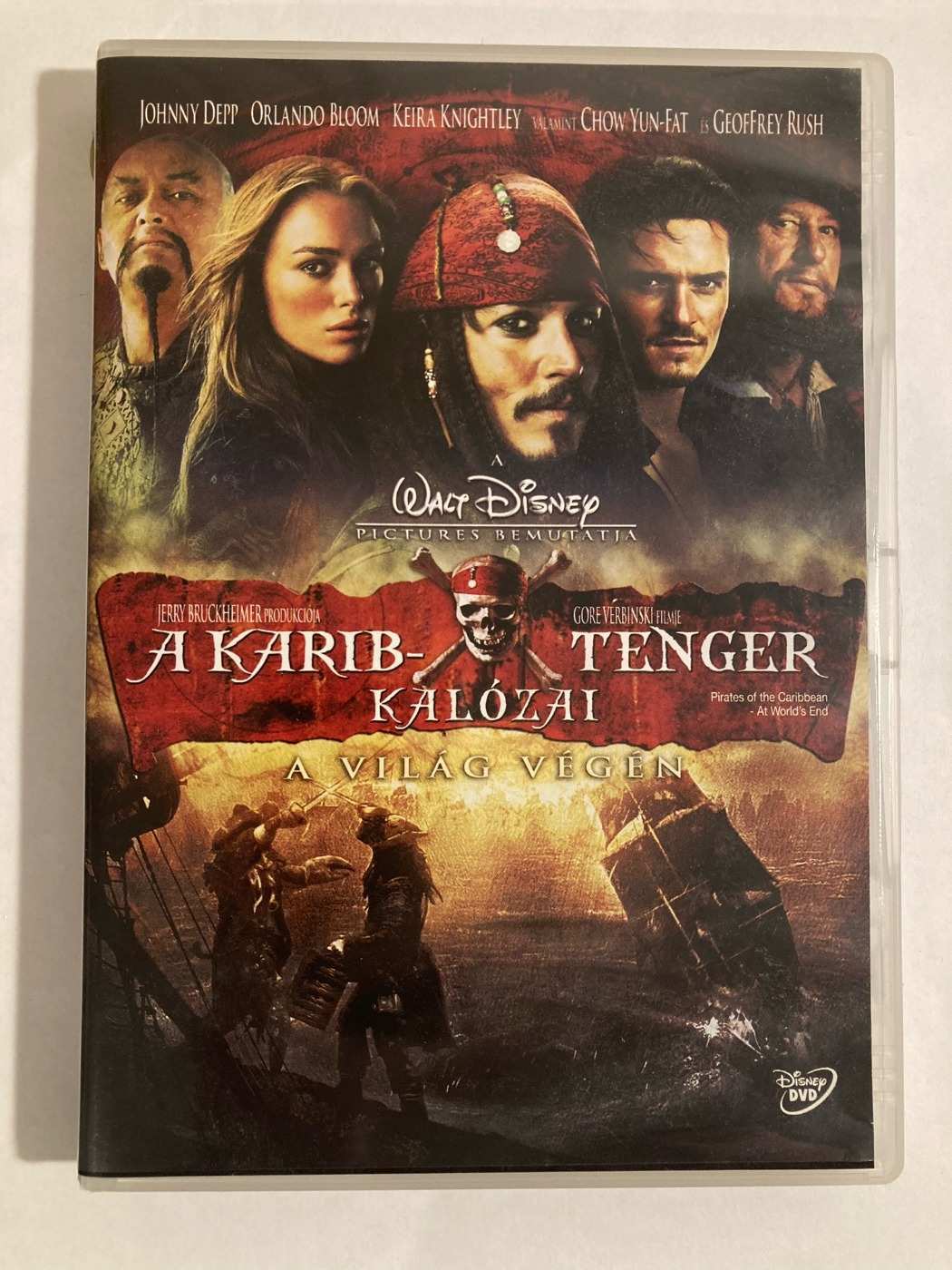 A KARIB-TENGER KALÓZAI : A VILÁG VÉGÉN (2007) DVD (KARCOS LEMEZ)